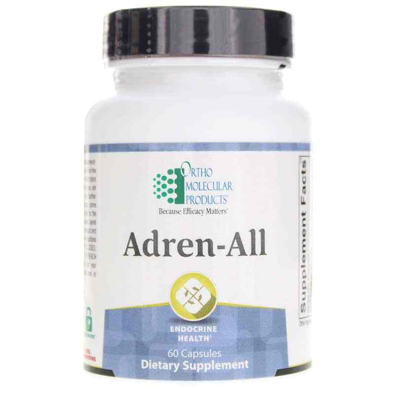 Adren-All California Only, 60 Capsules, Ortho Molecular – Professional ...