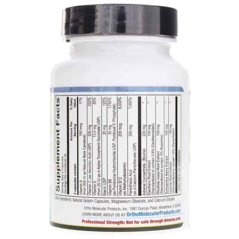 Adren-All California Only, 60 Capsules, Ortho Molecular – Professional ...