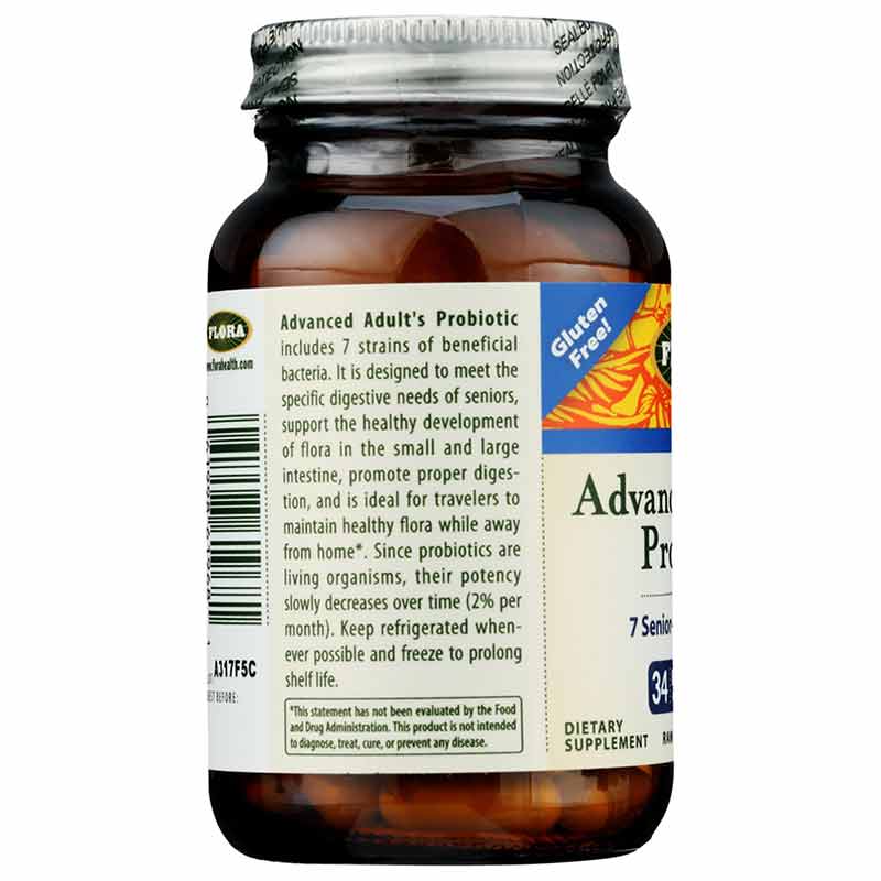 Advanced Adult's Probiotic 34 Billion Cells, Flora – Professional ...