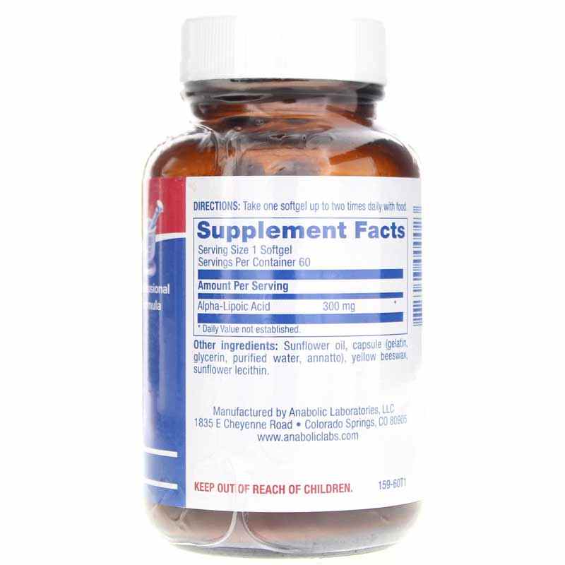ALA 300 Mg, Anabolic Laboratories – Professional Supplement Center