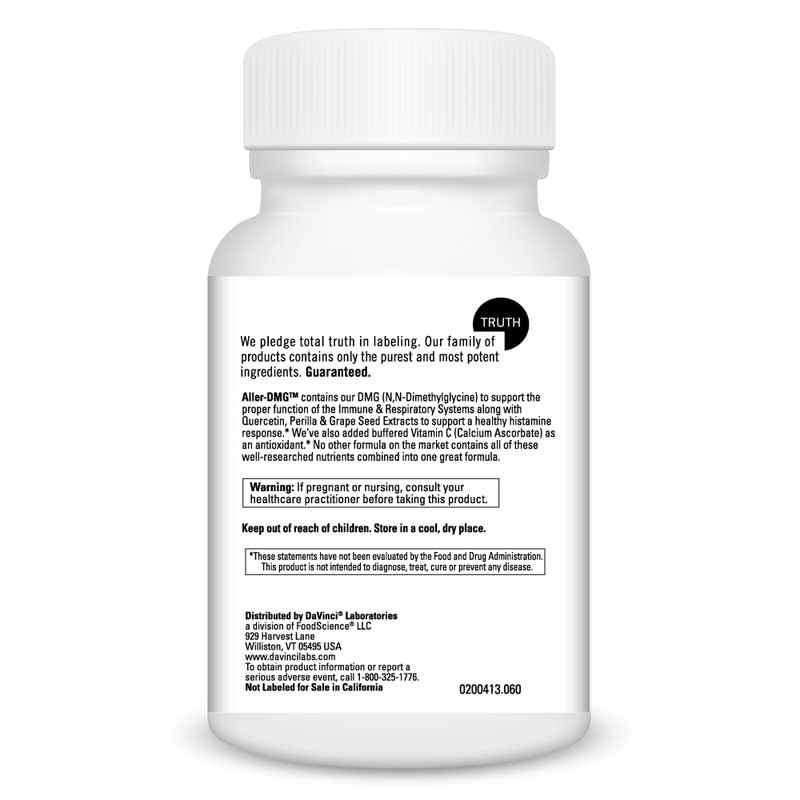 Aller-DMG Tablets, DaVinci Labs – Professional Supplement Center