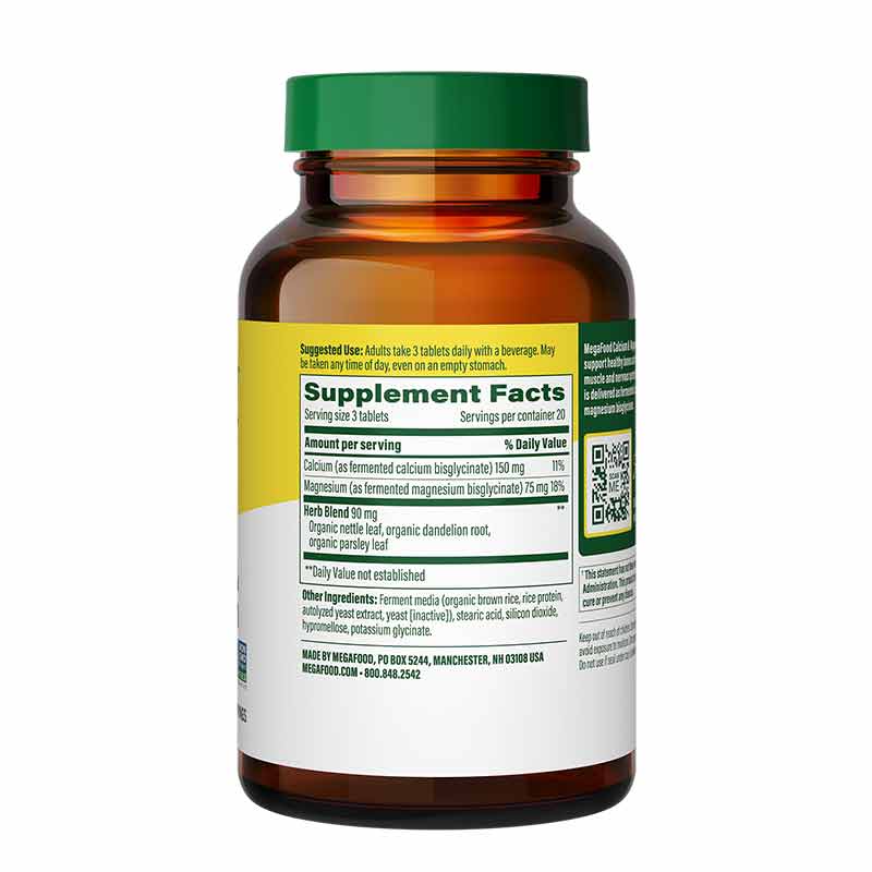 Calcium & Magnesium, Megafood – Professional Supplement Center