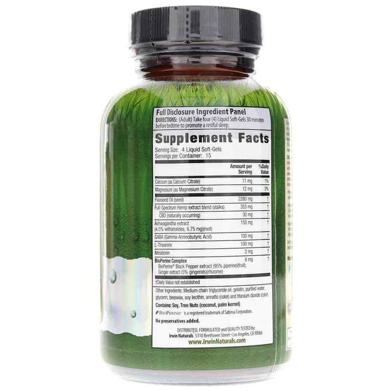 CBD + Power to Sleep, Irwin Naturals – Professional Supplement Center