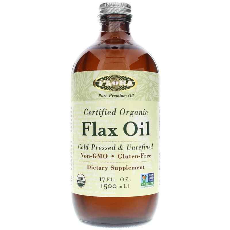 Certified Organic Flax Oil, Flora – Professional Supplement Center