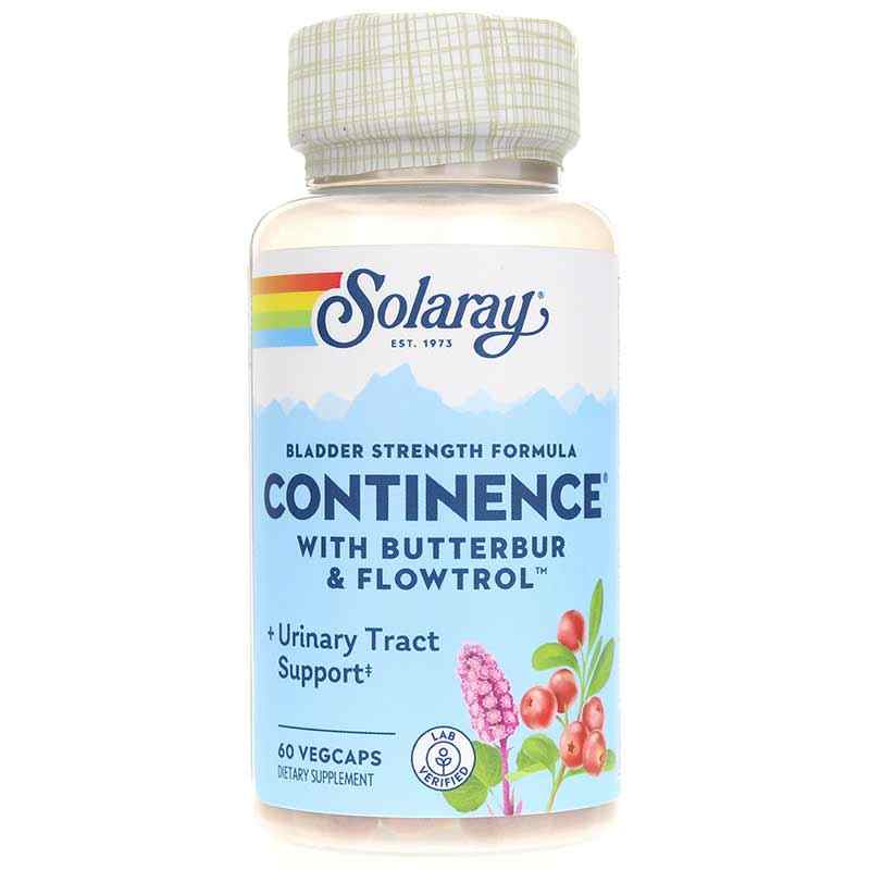 Continence with Butterbur & Flowtrol, Bladder Strength Formula, Solaray ...