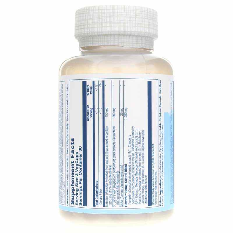 Continence Max with Flowtrol, Extra Strength Formula, Solaray ...