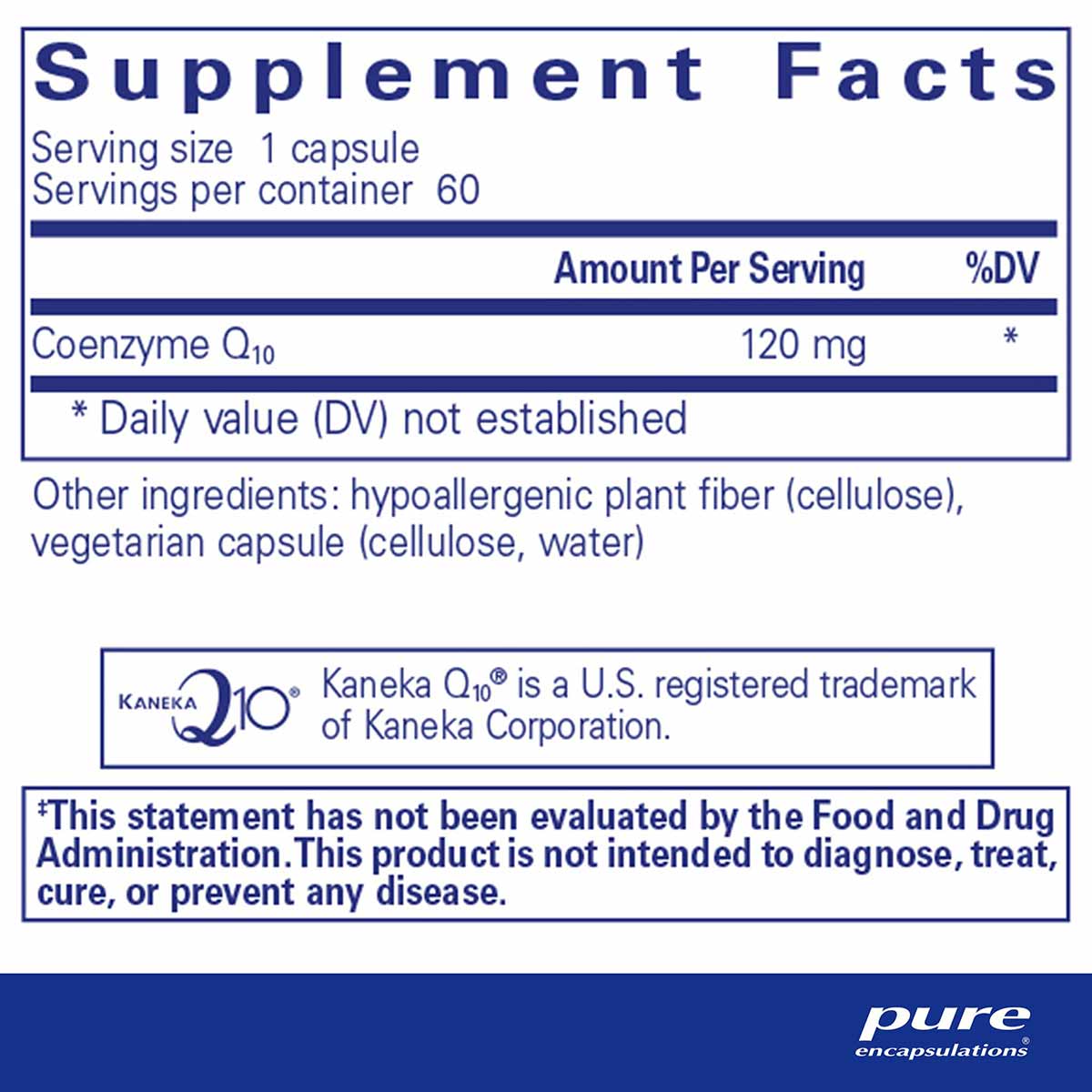CoQ10 120 Mg, Pure Encapsulations – Professional Supplement Center