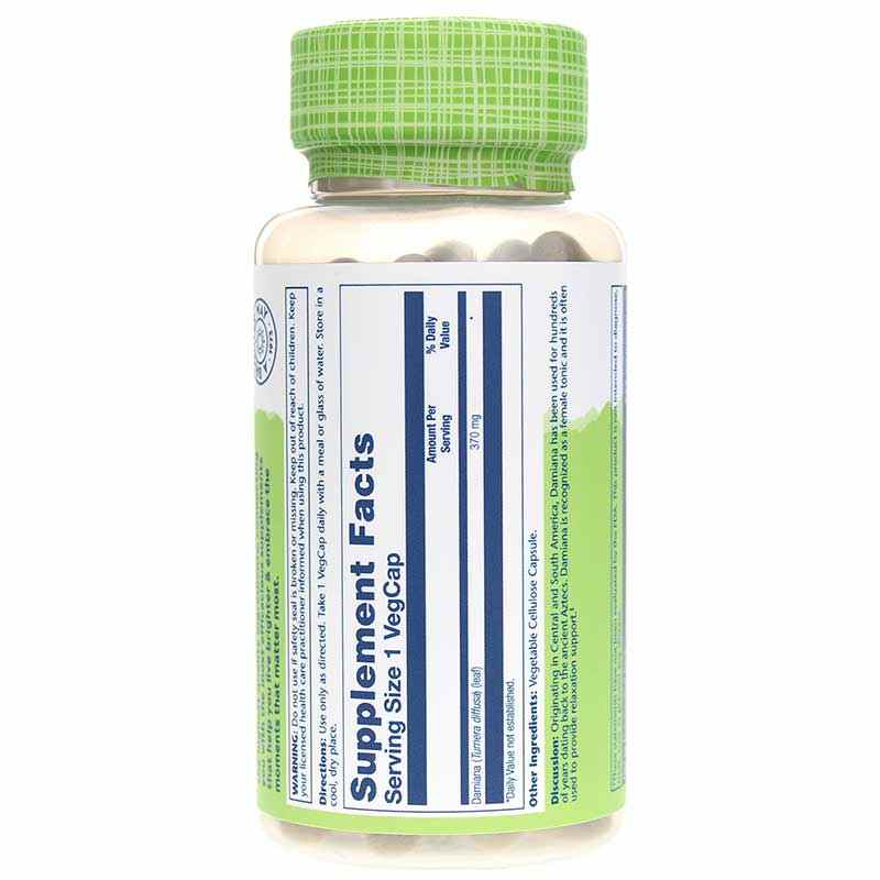 Damiana 370 Mg, Solaray – Professional Supplement Center
