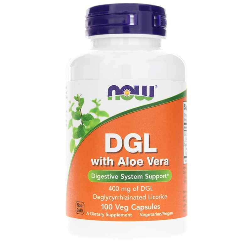 DGL with Aloe Vera, by NOW Foods – Professional Supplement Center