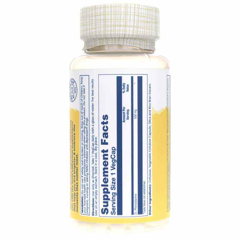 DLPA DL-Phenylalanine 500 Mg, Solaray – Professional Supplement Center