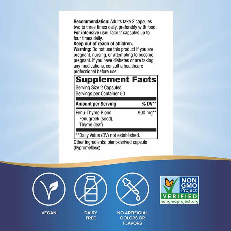 Fenu-Thyme, Natures Way – Professional Supplement Center