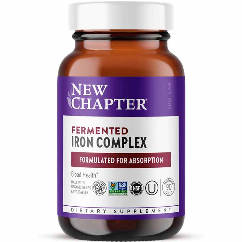 Fermented Iron Complex, New Chapter – Professional Supplement Center