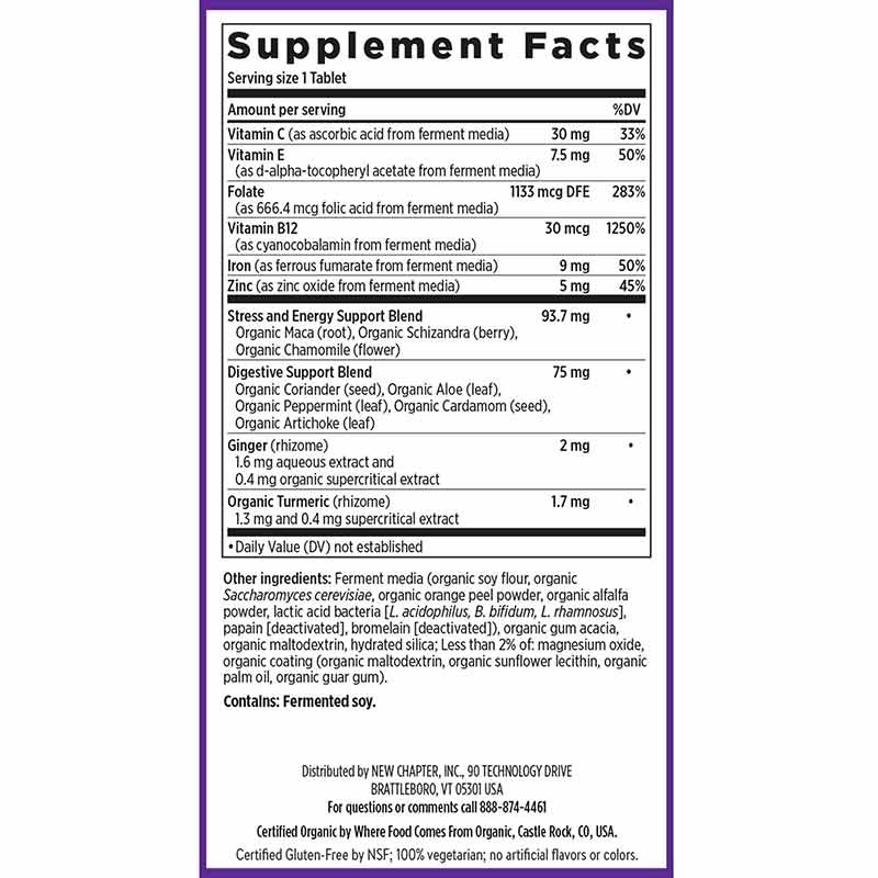 Fermented Iron Complex, New Chapter – Professional Supplement Center