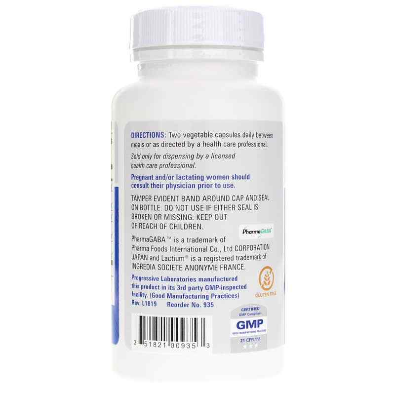 GABA-Val Natural Gaba & Lactium, Progressive Labs – Professional ...