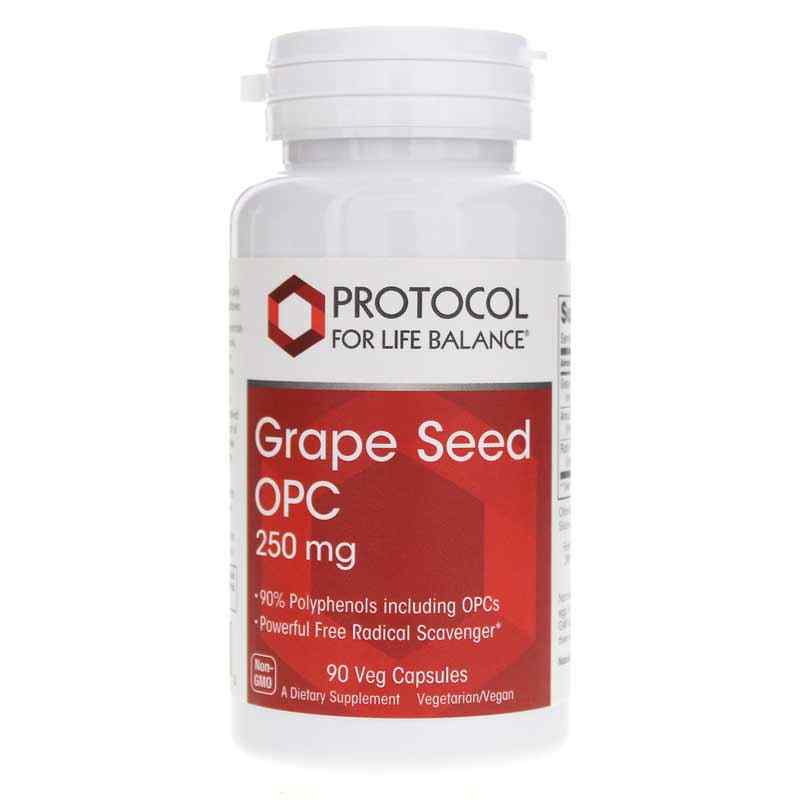 Grape Seed OPC 250 Mg, Protocol For Life Balance – Professional ...