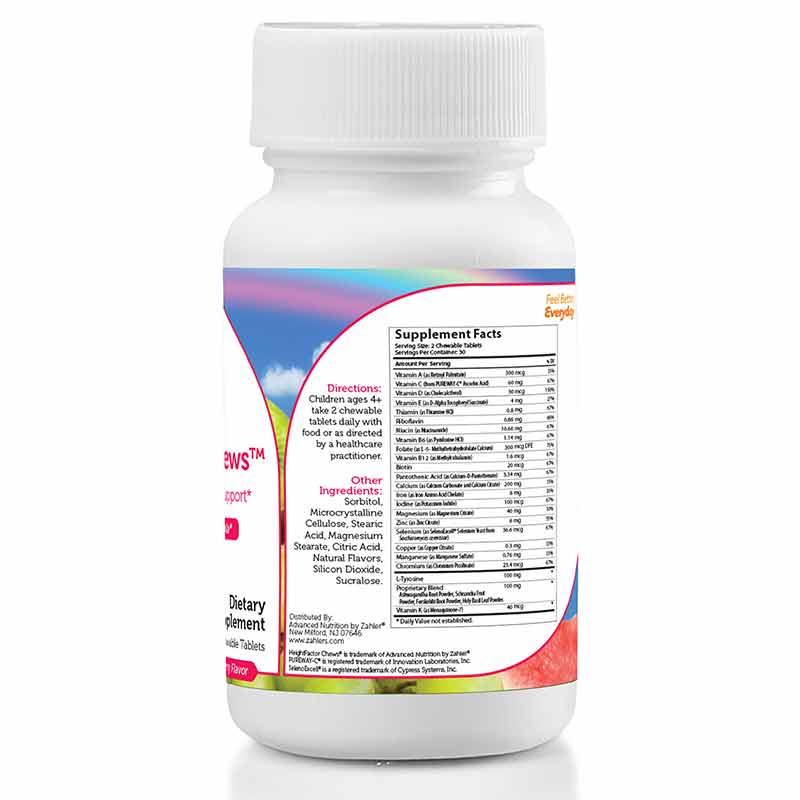 HeightFactor Chews, Zahler – Professional Supplement Center
