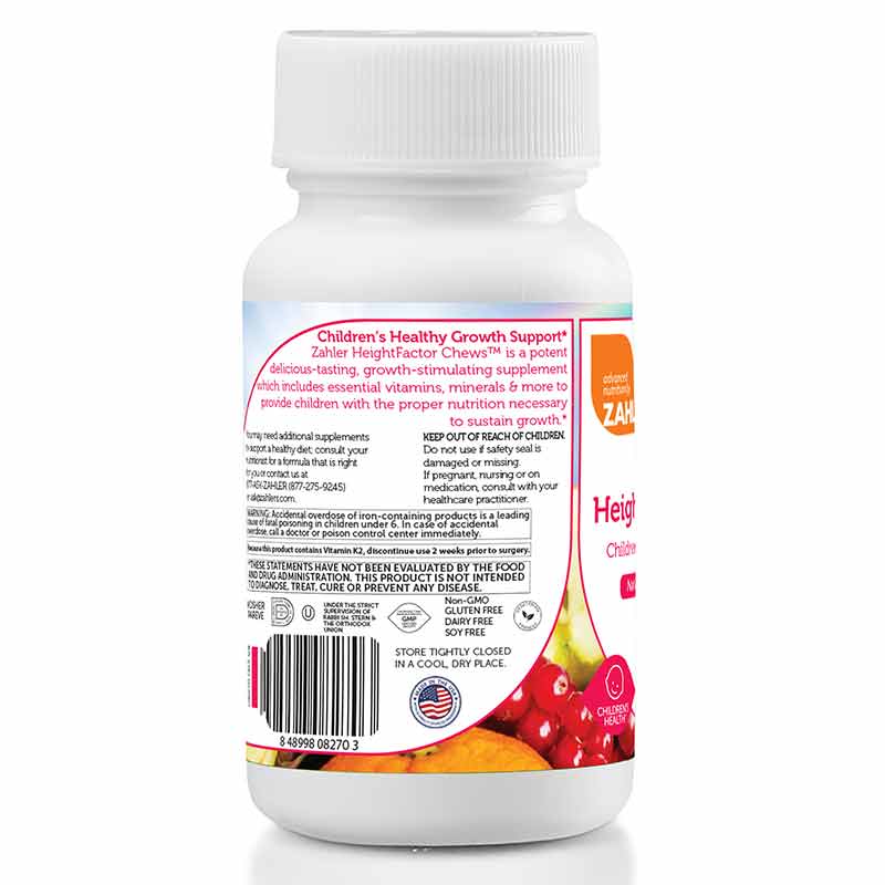 HeightFactor Chews, Zahler – Professional Supplement Center