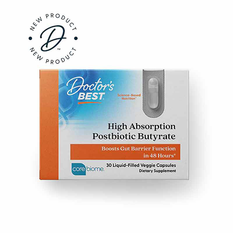 High Absorption Postbiotic Butyrate, Doctors Best – Professional ...