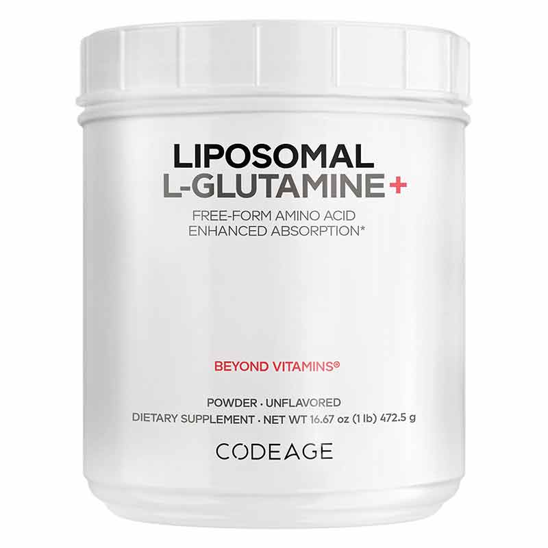 Liposomal L-Glutamine+ Powder, Codeage – Professional Supplement Center