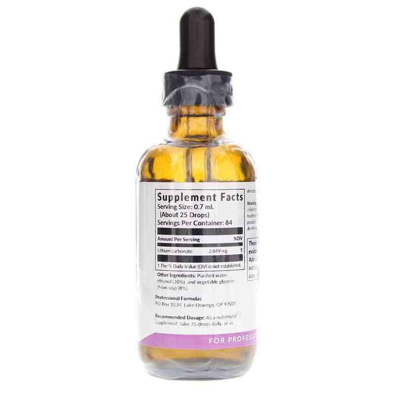 Lithium Oligo Element Drops, Professional Complementary Health Formulas ...
