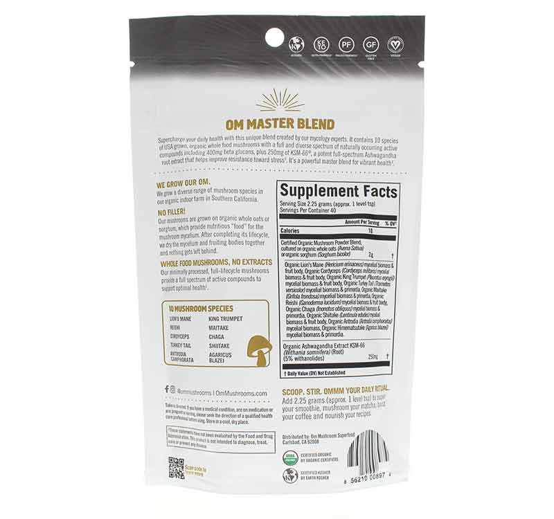 Master Blend Powder, Om Mushroom – Professional Supplement Center