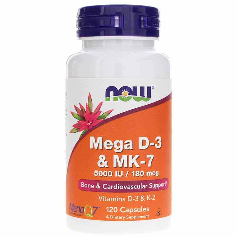 Mega D3 & MK-7, NOW Foods – Professional Supplement Center