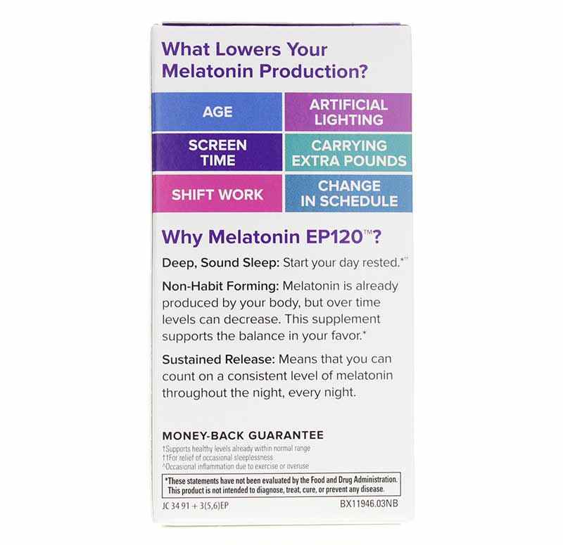 Melatonin EP120 10 Mg Sustained Release, Terry Naturally – Professional ...