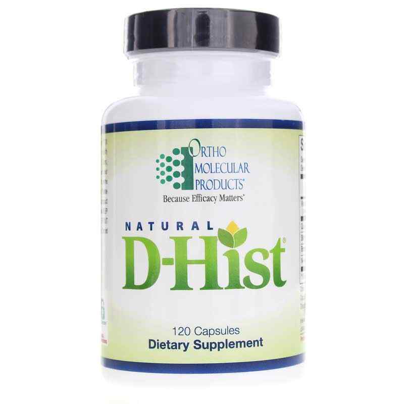 Natural D-Hist California Only, 120 Capsules, Ortho Molecular ...