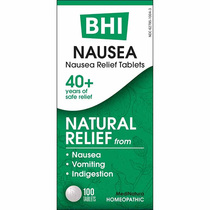 Nausea Relief Tablets, BHI – Professional Supplement Center