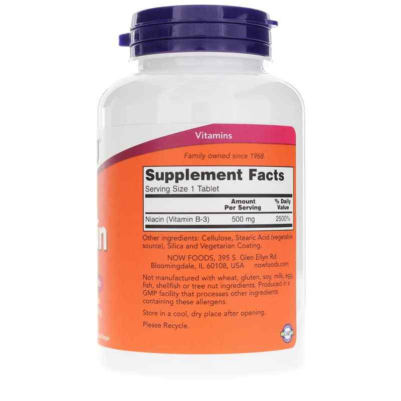 Niacin 500 Mg, NOW Foods – Professional Supplement Center