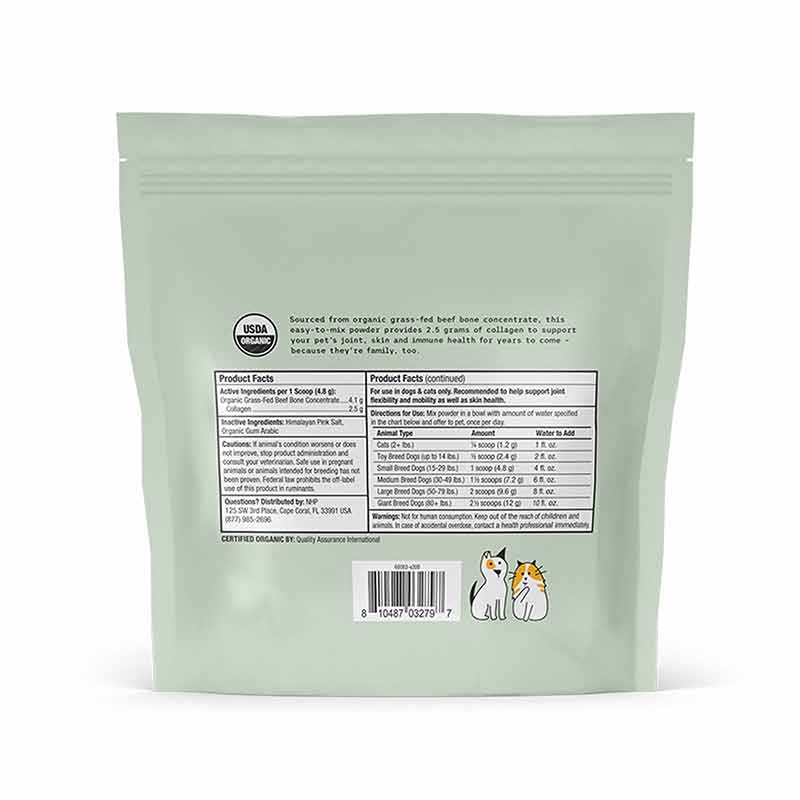 Organic Collagen Powder for Cats & Dogs, Bark & Whiskers – Professional ...