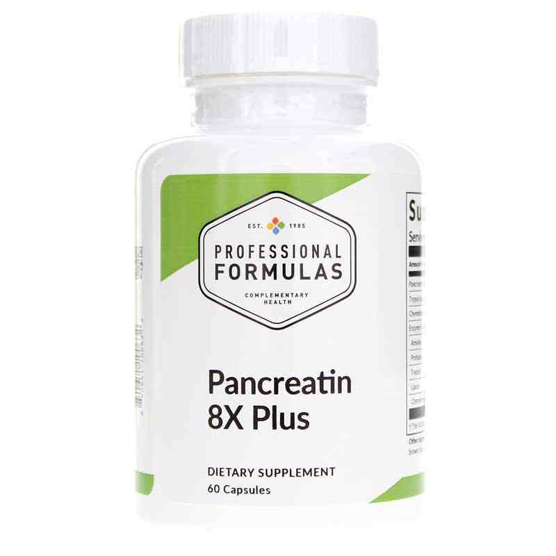 Pancreatin 8X Plus, Professional Complementary Health Formulas ...
