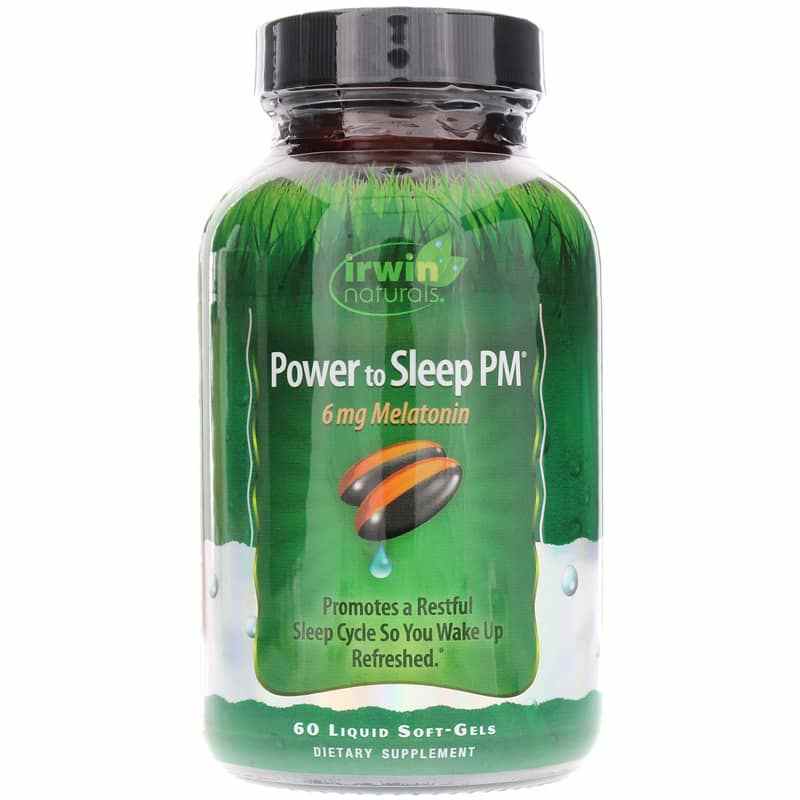 Power to Sleep PM with 6 Mg Melatonin, Irwin Naturals – Professional ...