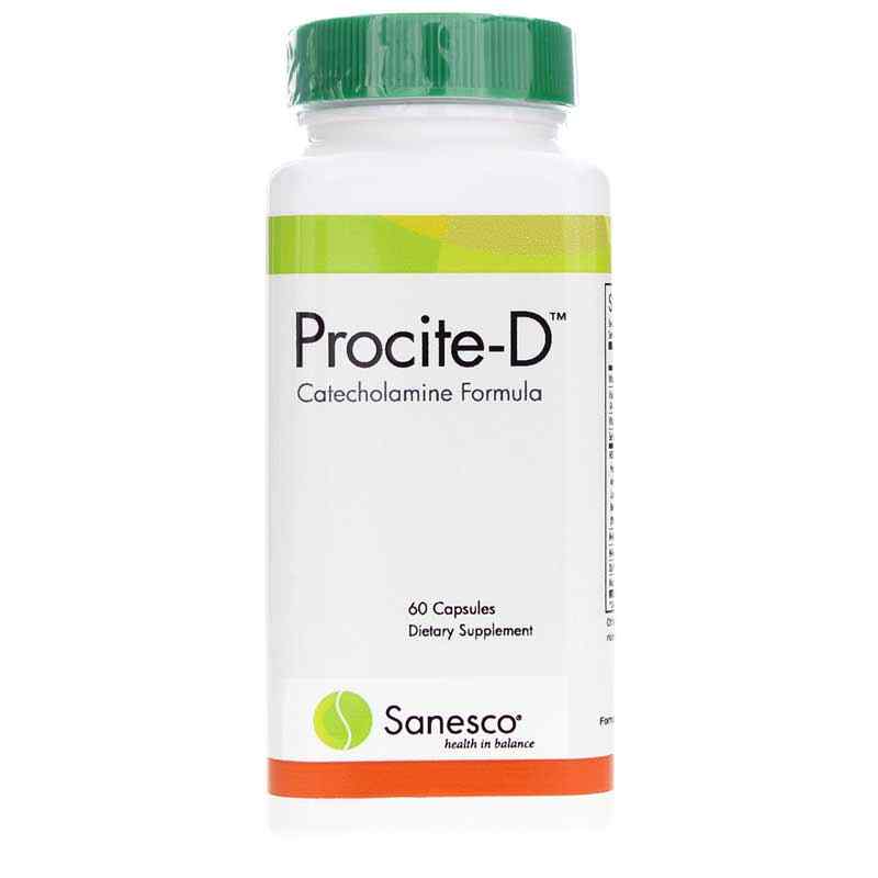 Procite-D Catecholamine Formula, Sanesco – Professional Supplement Center