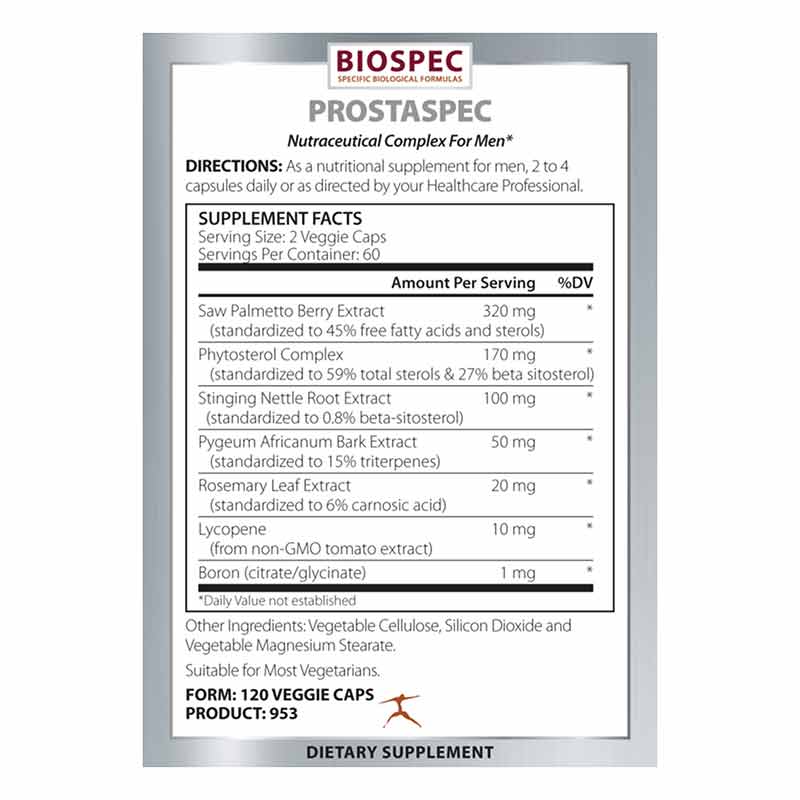 ProstaSpec, BioSpec – Professional Supplement Center