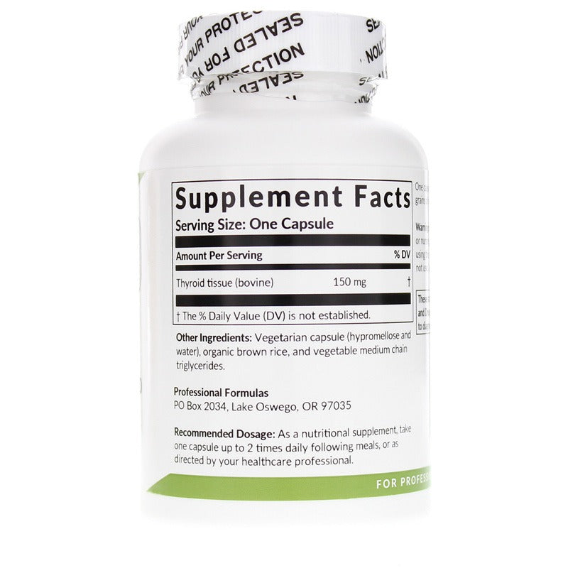 Pure Thyro Glandular Capsules, Professional Complementary Health ...