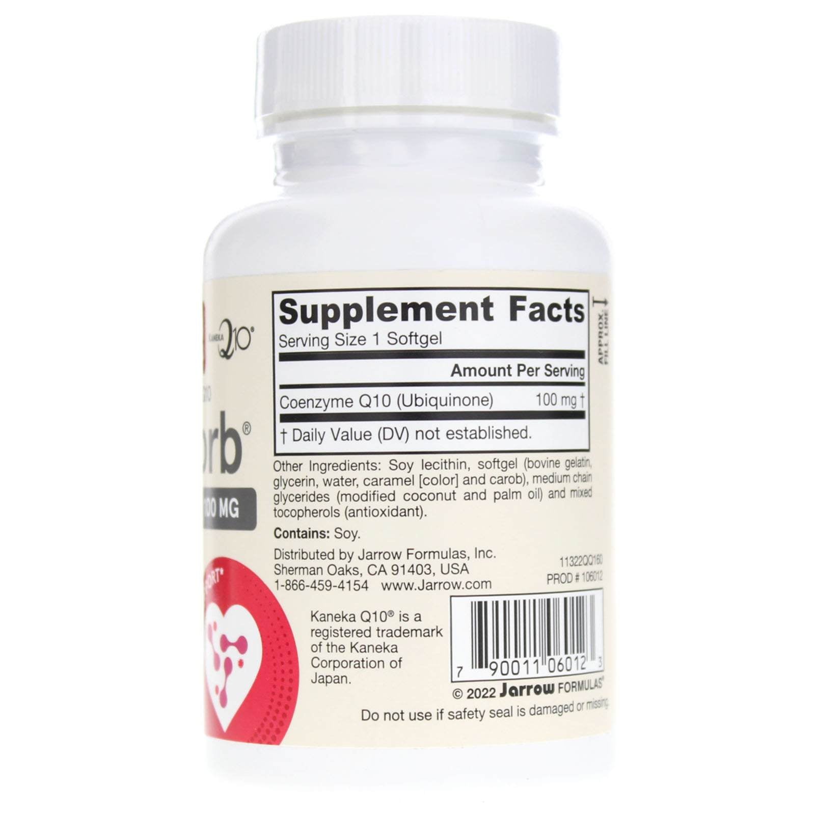 Q-Absorb Co-Q10 100 Mg, Jarrow Formulas – Professional Supplement Center