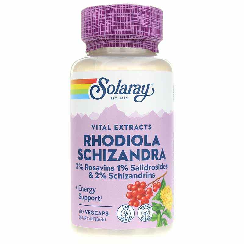 Rhodiola & Schizandra Extract, Solaray – Professional Supplement Center