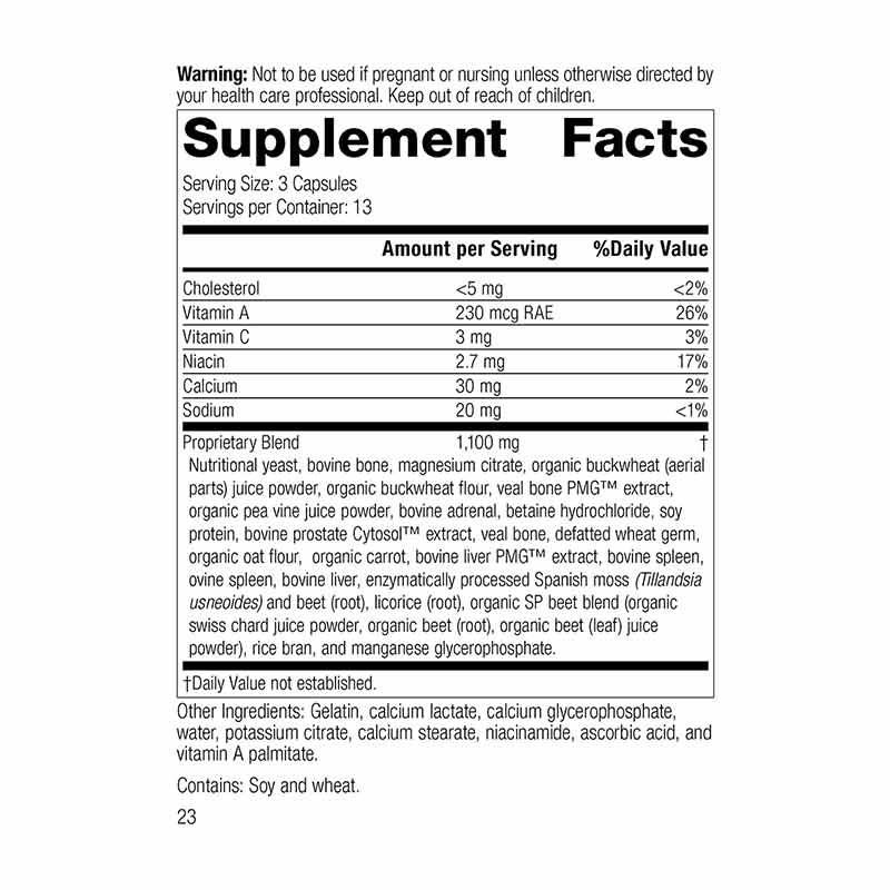 Rumaplex, Standard Process – Professional Supplement Center