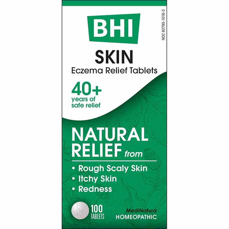 Skin Eczema Relief Tablets, BHI – Professional Supplement Center