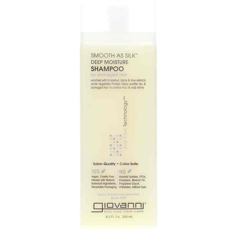 Smooth as Silk Deep Moisture Shampoo, Giovanni – Professional ...