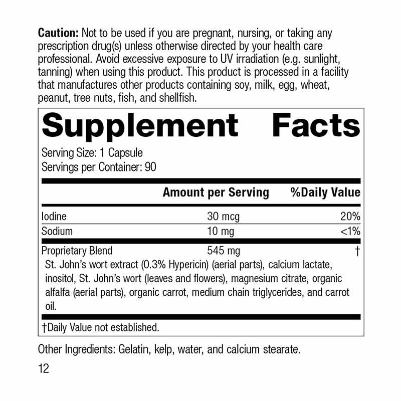 St. John's Wort-IMT, Standard Process – Professional Supplement Center