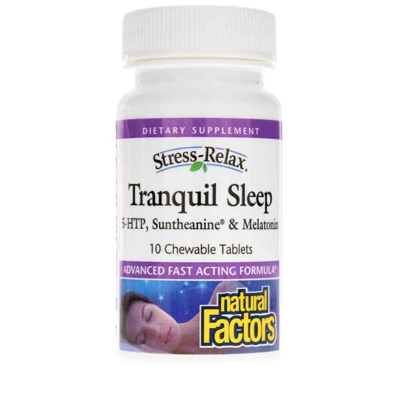 Stress-Relax Tranquil Sleep Chewable, Natural Factors – Professional ...