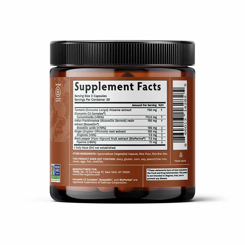 Turmeric Complex, Tribe Organics – Professional Supplement Center