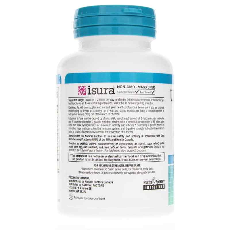 Ultimate Probiotic Critical Care 55 Billion, Natural Factors ...