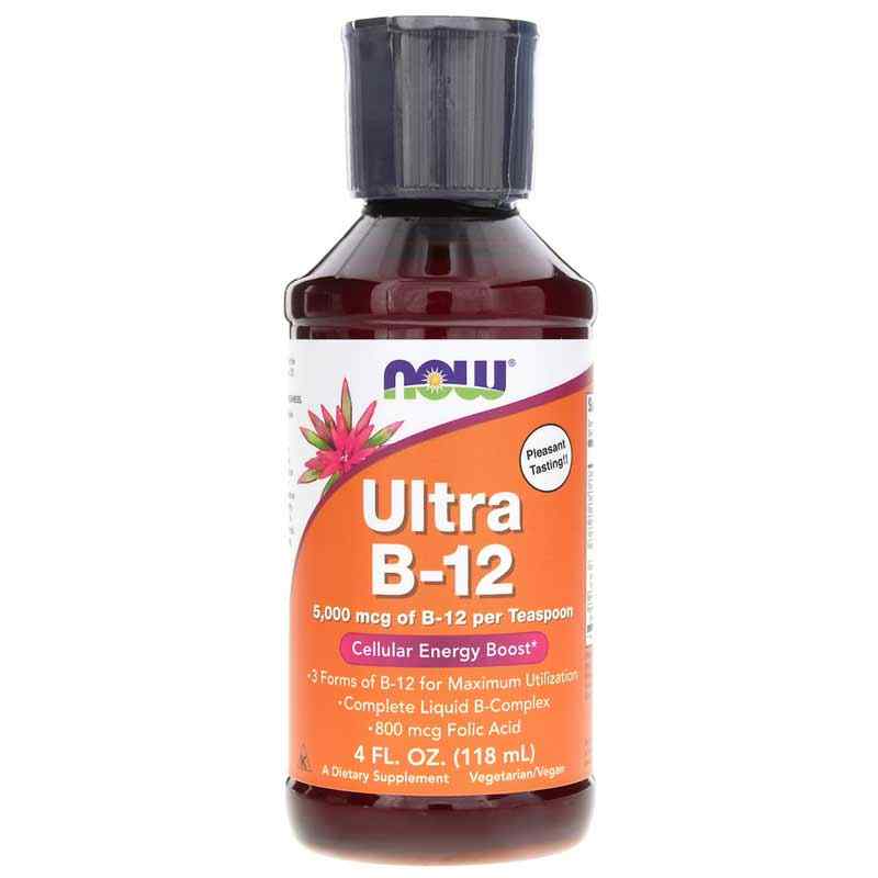 Ultra B-12 Liquid, NOW Foods – Professional Supplement Center