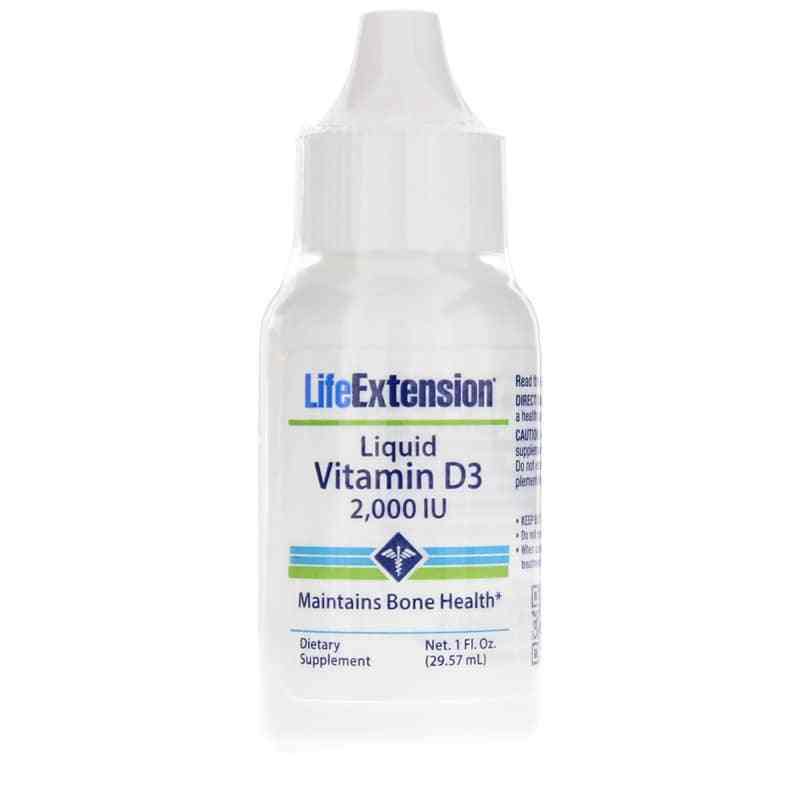 Vitamin D3 2000 IU Liquid, Life Extension – Professional Supplement Center