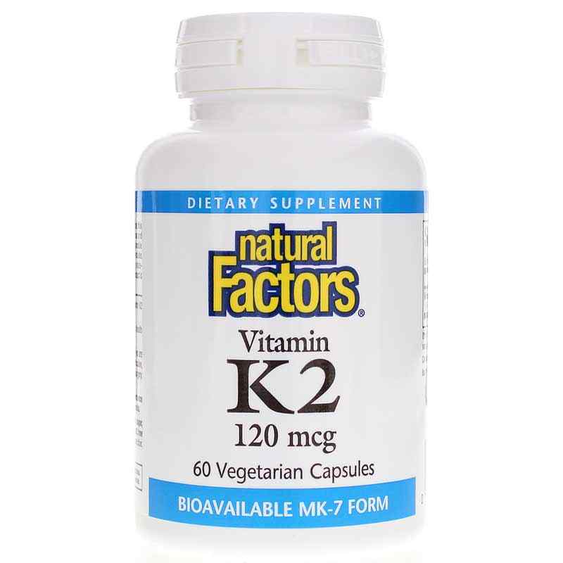 Vitamin K2 120 Mcg, Natural Factors – Professional Supplement Center