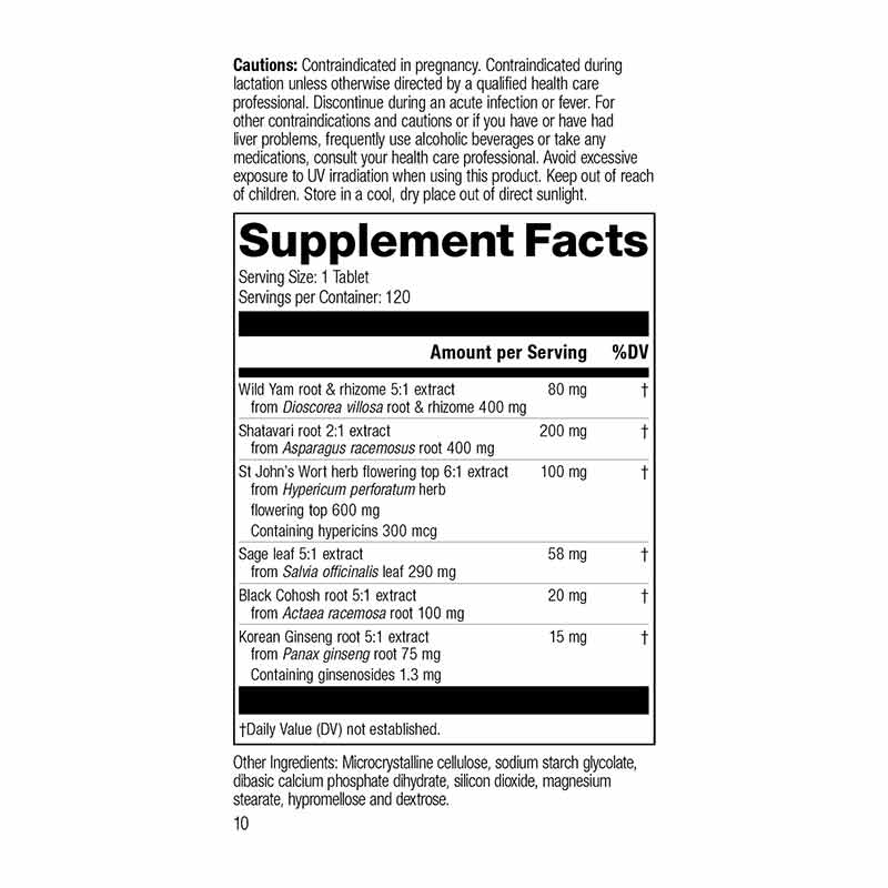 Wild Yam Complex, Standard Process – Professional Supplement Center