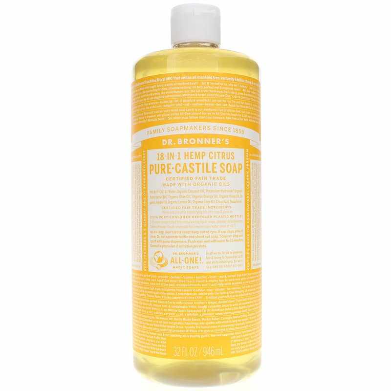 18-In-1 Hemp Pure Castile Soap, Dr. Bronners Magic Soaps